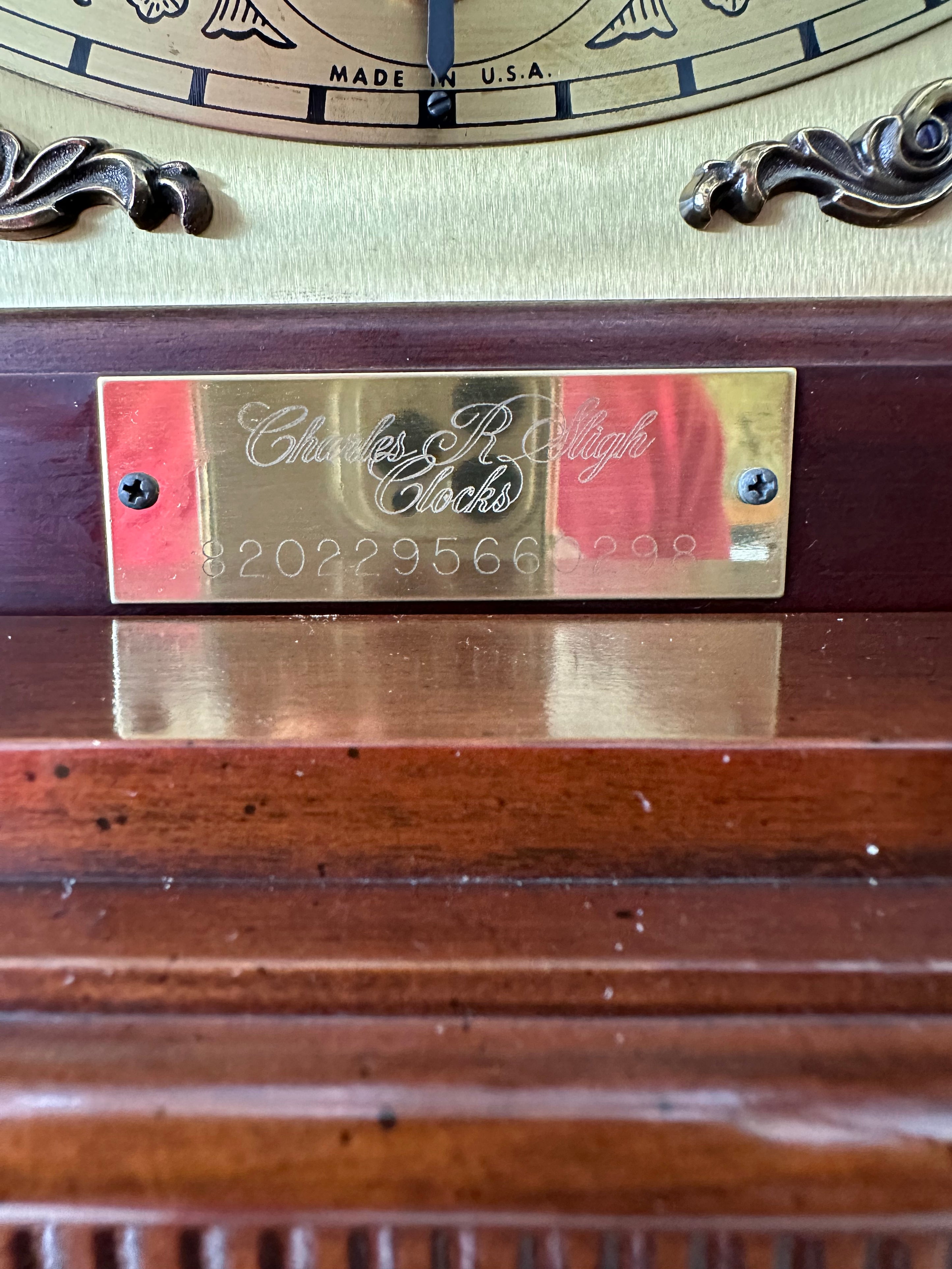 Charles R. Sligh - VINTAGE GRANDFATHER CLOCK – McGuiresclocks