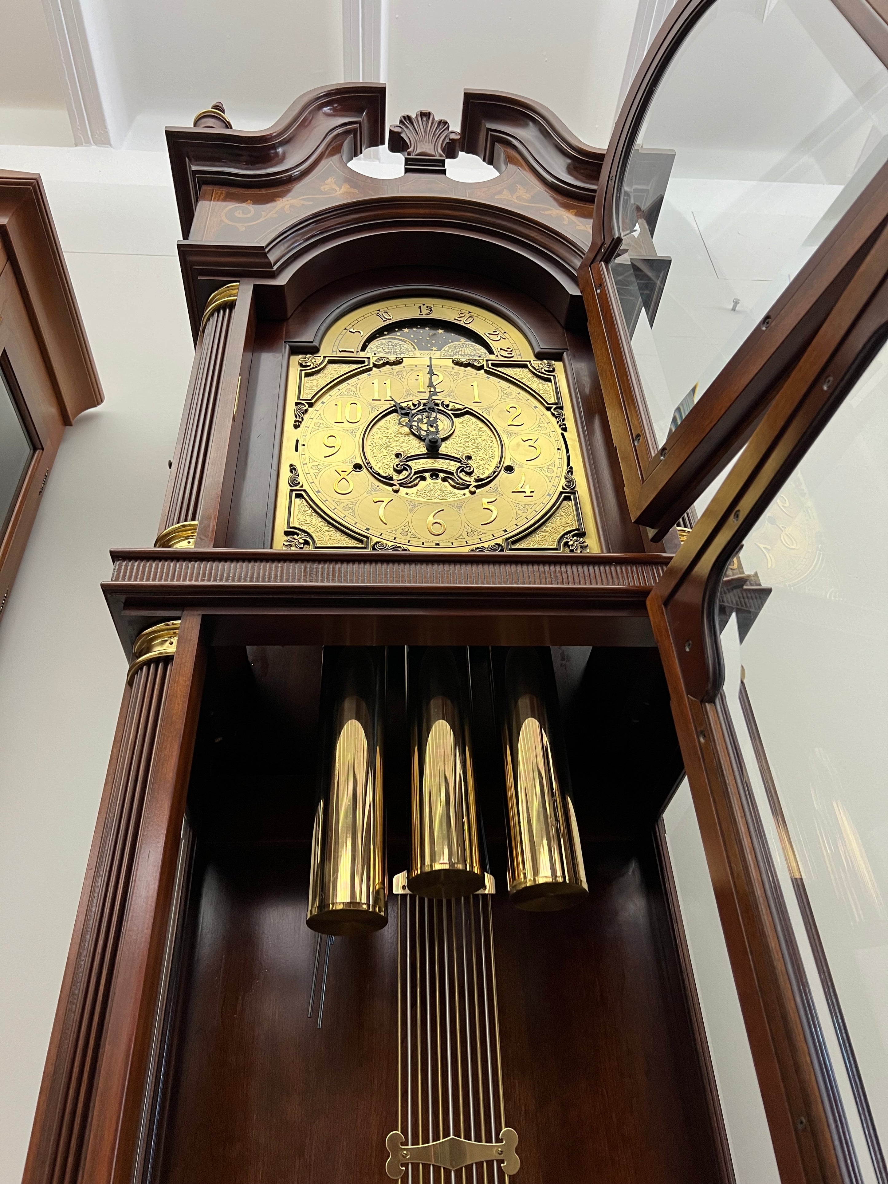 Charles R. Sligh - VINTAGE GRANDFATHER CLOCK – McGuiresclocks