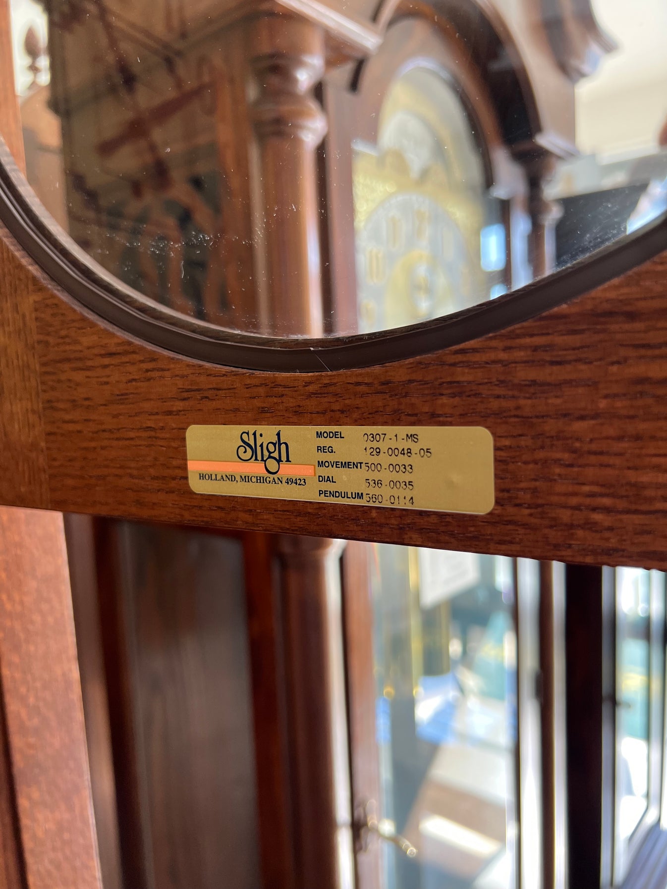 Sligh - VINTAGE FRANCISCAN GRANDFATHER CLOCK – McGuiresclocks