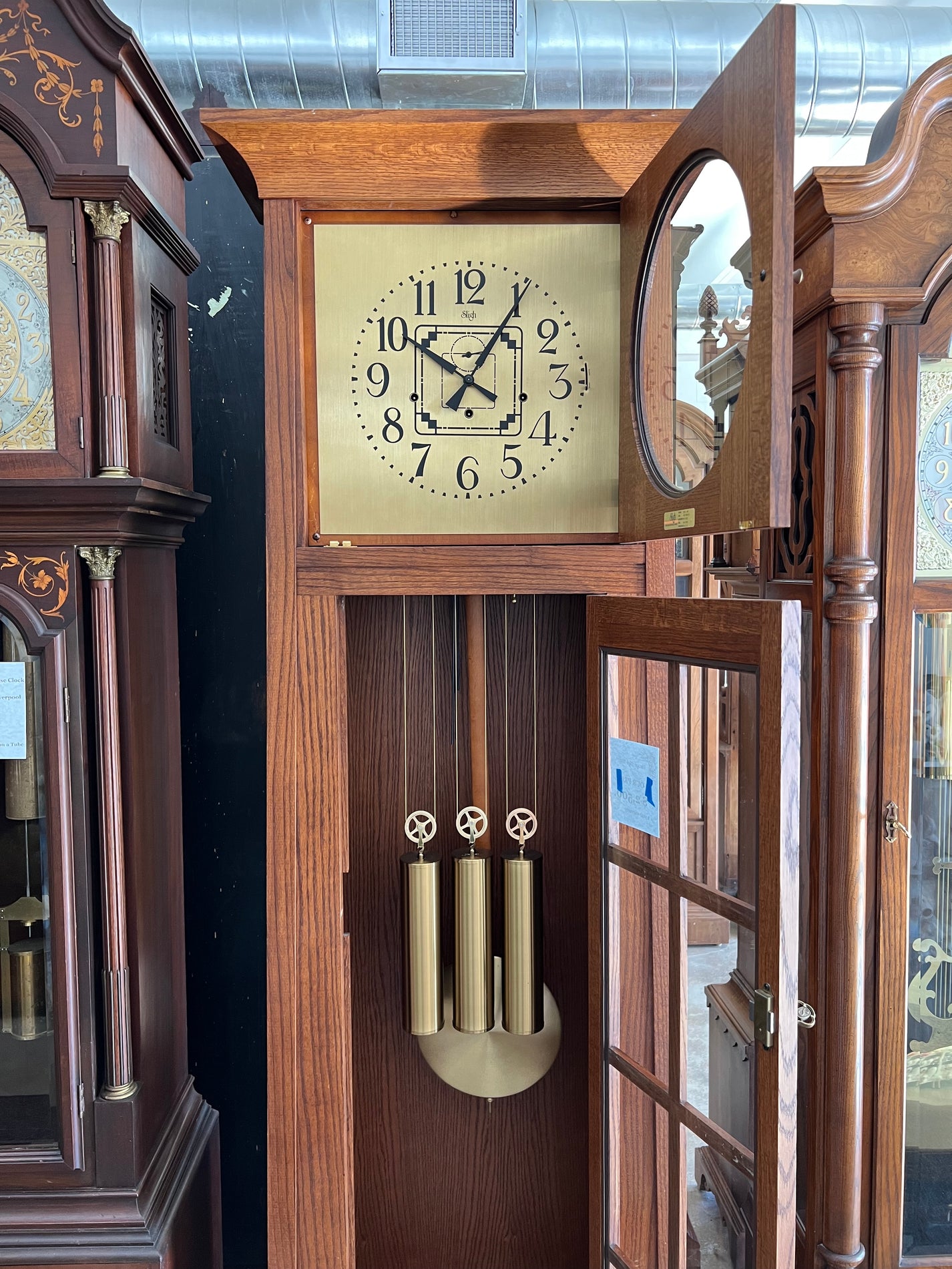 Sligh - VINTAGE FRANCISCAN GRANDFATHER CLOCK – McGuiresclocks