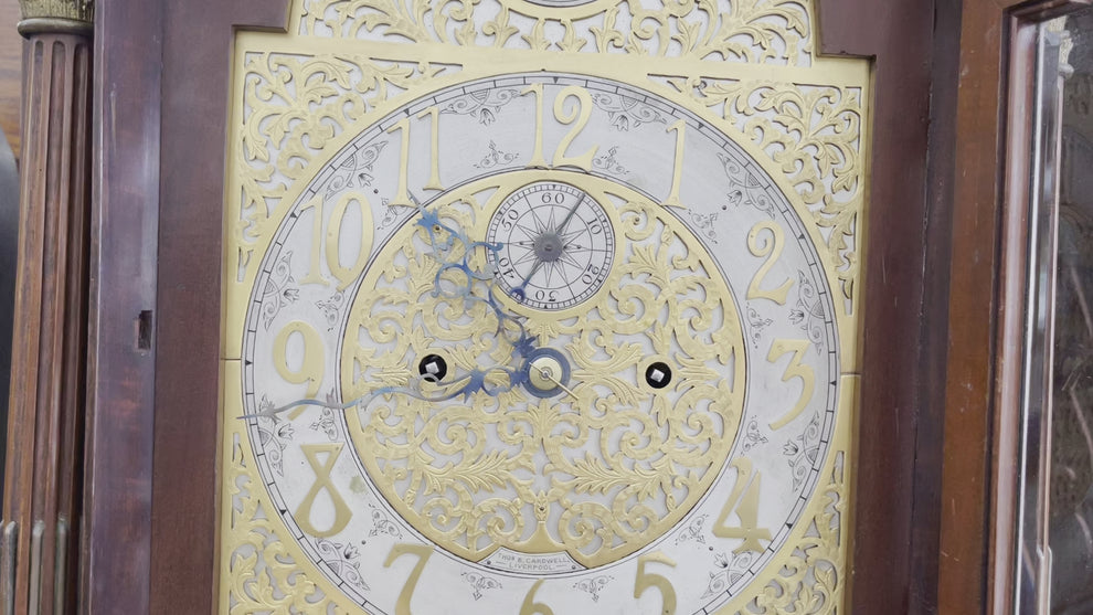 Thomas B Cardwell - ANTIQUE ENGLISH TALL CASE GRANDFATHER CLOCK ...